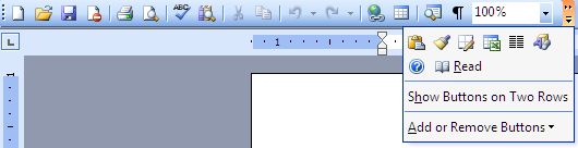 Customizing Toolbars